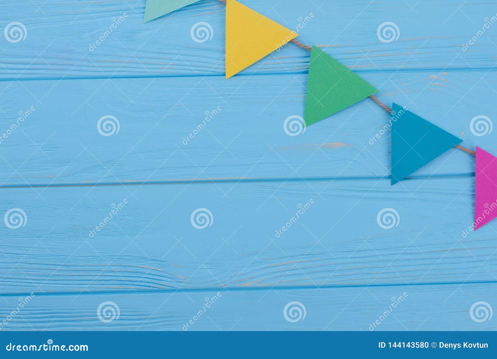 Colorful Flags Banner with Copy Space. Stock Photo - Image of holiday ...