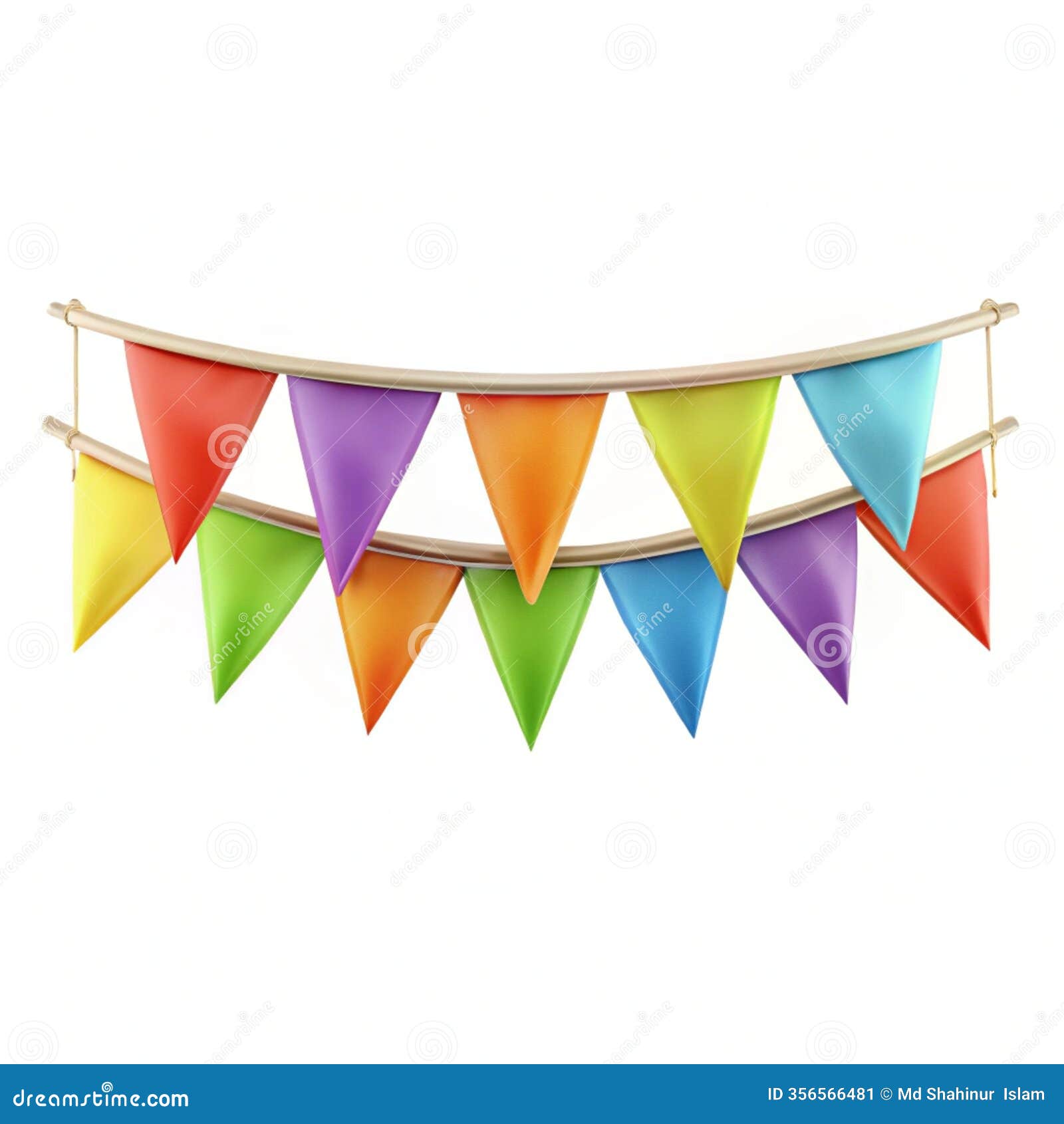 Colorful flags banner 3D stock image. Image of flag - 356566481