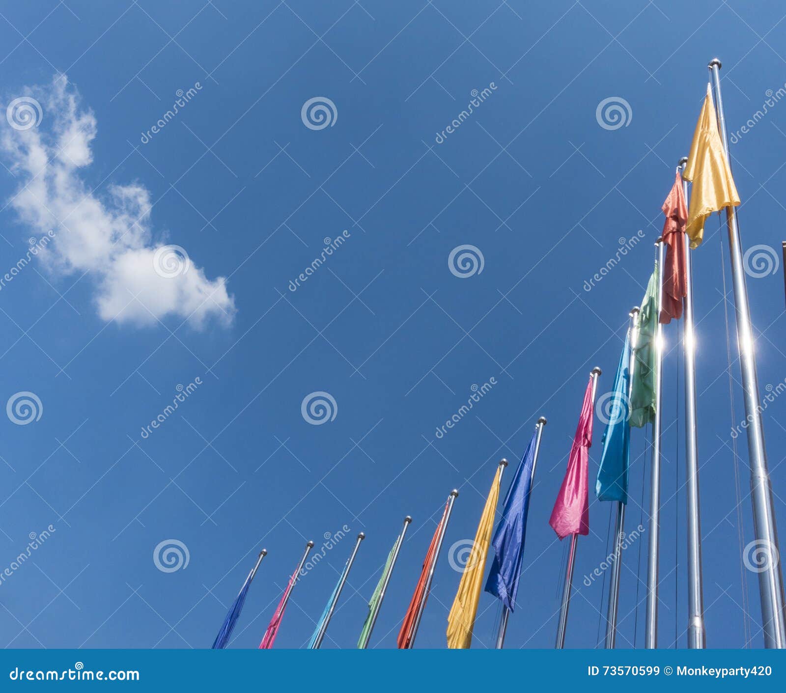 Colorful flags stock image. Image of global, descriptive - 73570599