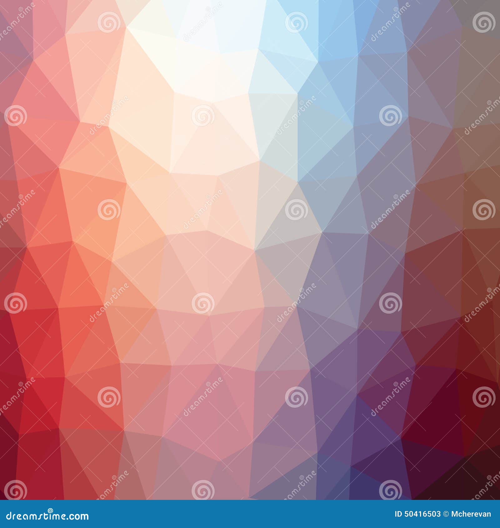 Colorful Flame Abstract Geometric Low Poly Style Illustration Graphic ...