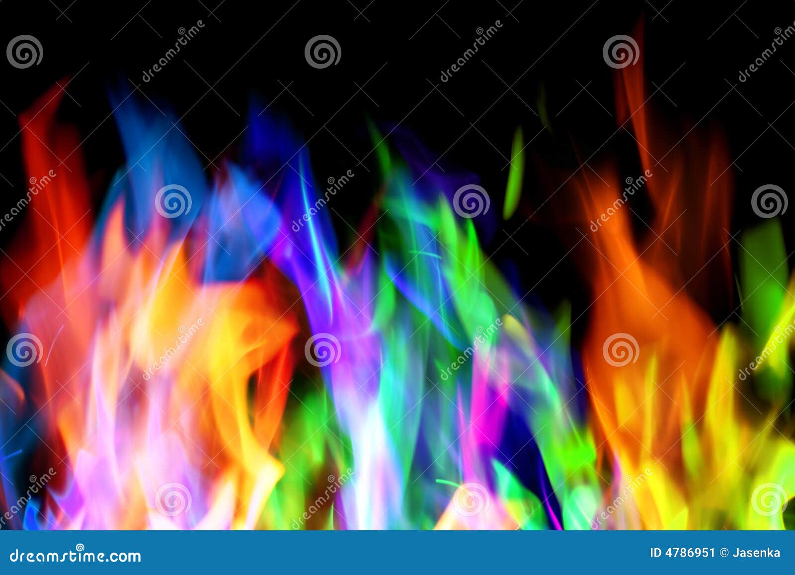 Colorful flames stock image. Image of burn, colourful - 4786951