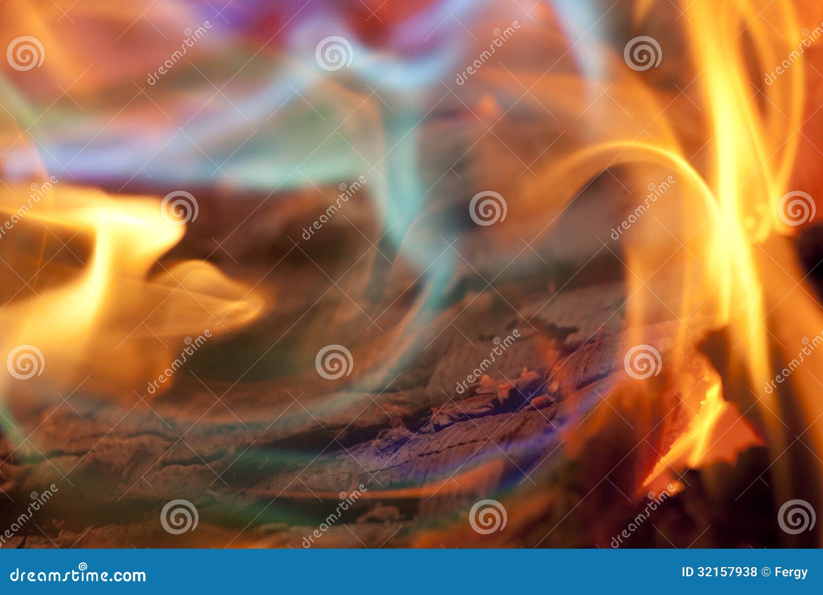 Colorful Flames of Camp Fire Stock Photo - Image of colorful, fire ...