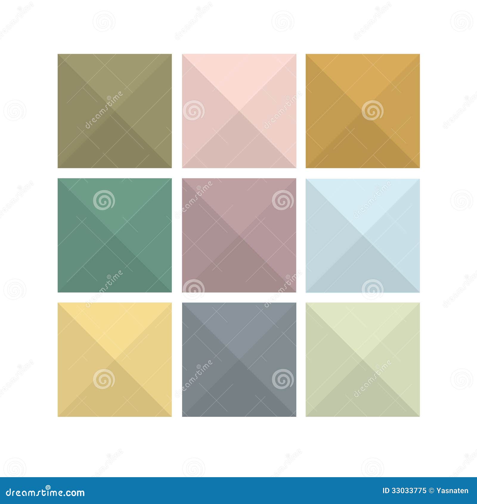 Colorful Flat Icon Backgrounds Stock Illustration - Illustration of ...