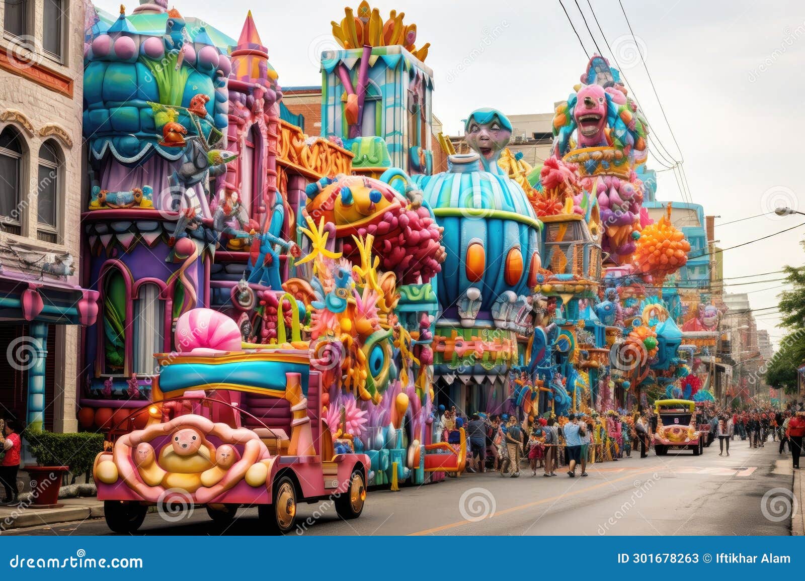 Colorful Float Float At Universal Studios. Universal Studios Is A Theme ...