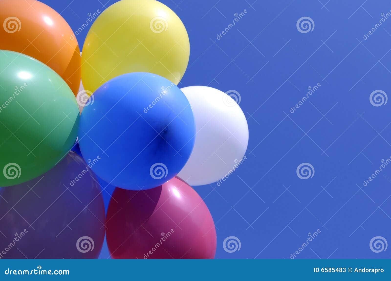 Colorful Floating Balloons Picture. Image: 6585483