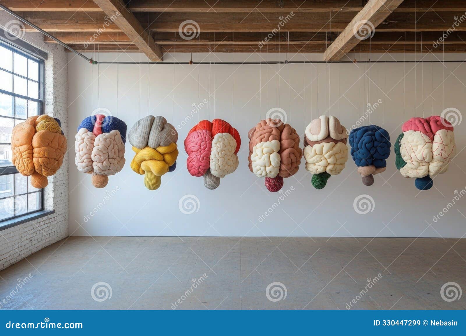 Colorful Floating Brain Models for Neuroscience and Education Display ...