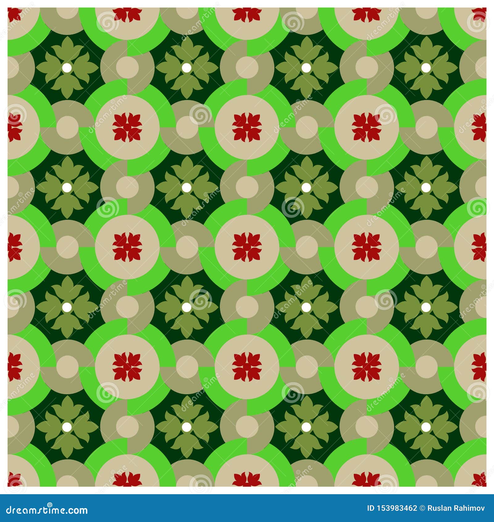 Colorful Floral Patterns Seamlessly Tiling Seamless Pattern Can Be Used