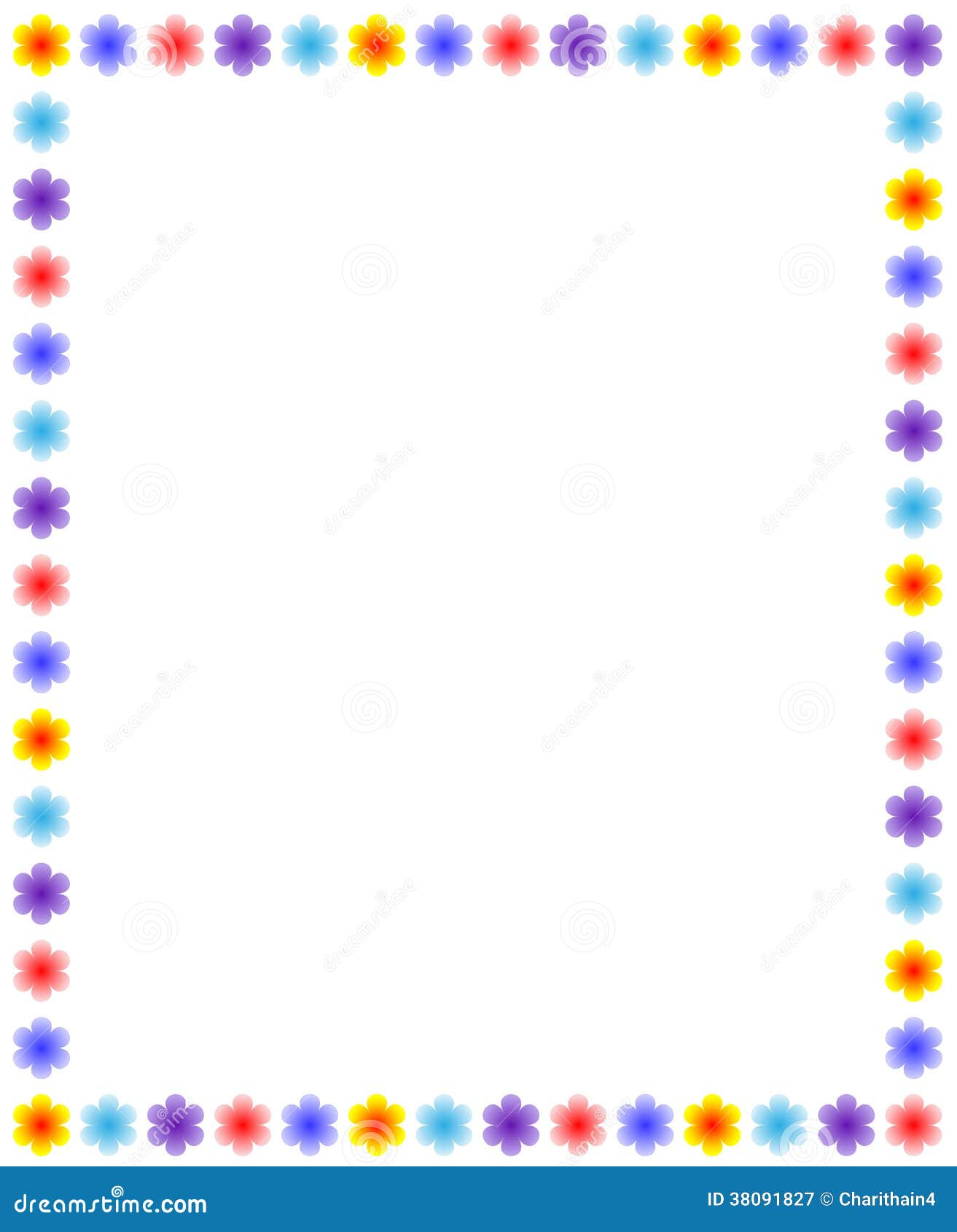 Simple Colorful Border Design