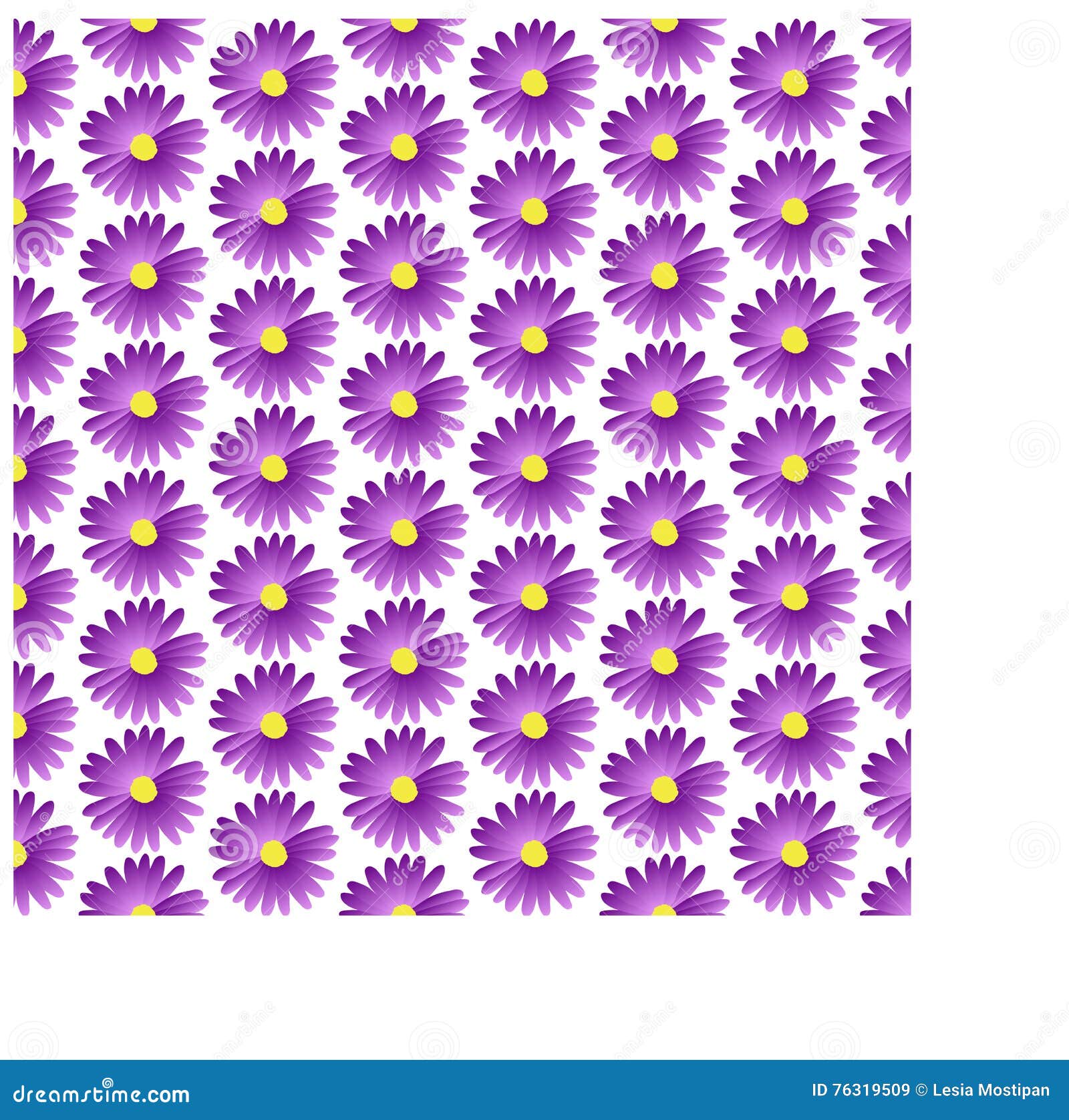 Colorful Flower Pattern, Daisy Stock Vector - Illustration of light ...