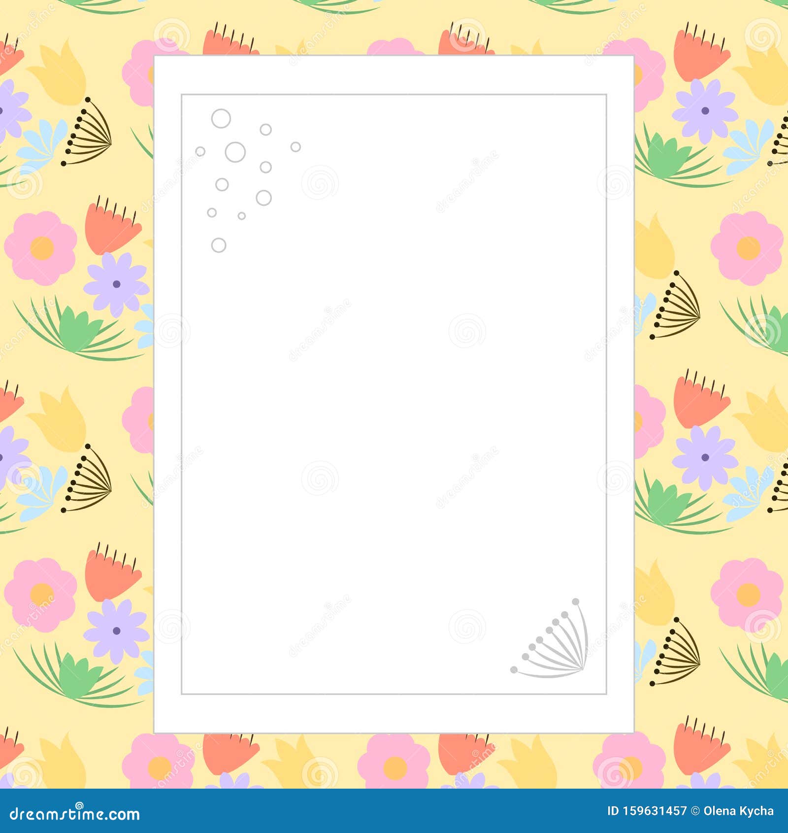 Colorful Flower Seamless Pattern for Background, Notebook, Simple ...