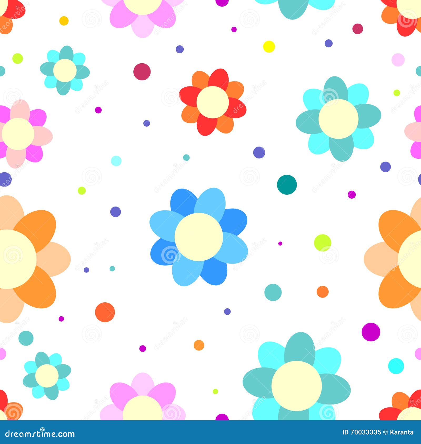 Colorful flower texture stock illustration. Illustration of green ...