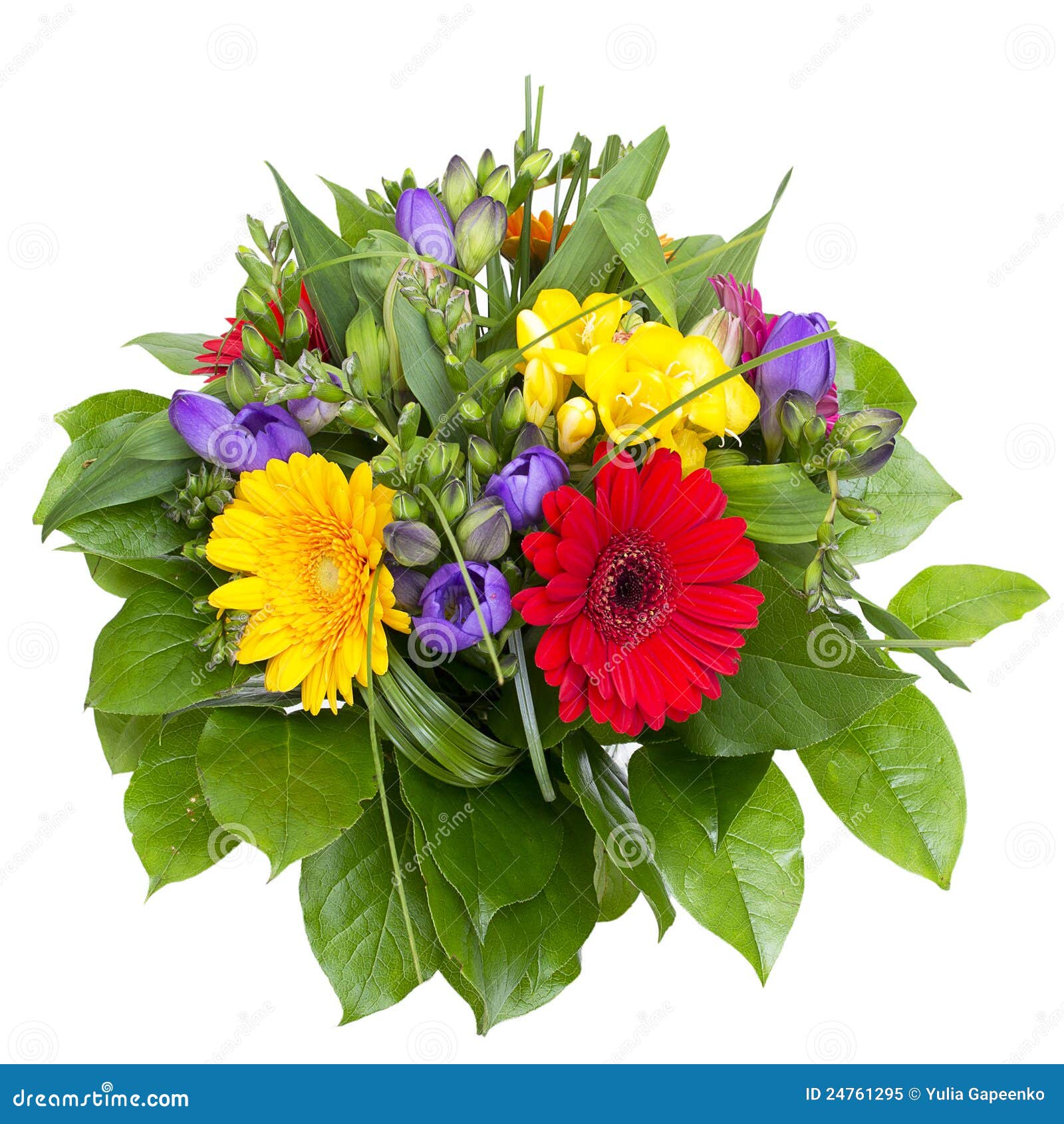 Colorful flowers bouquet stock image. Image of bunch - 24761295