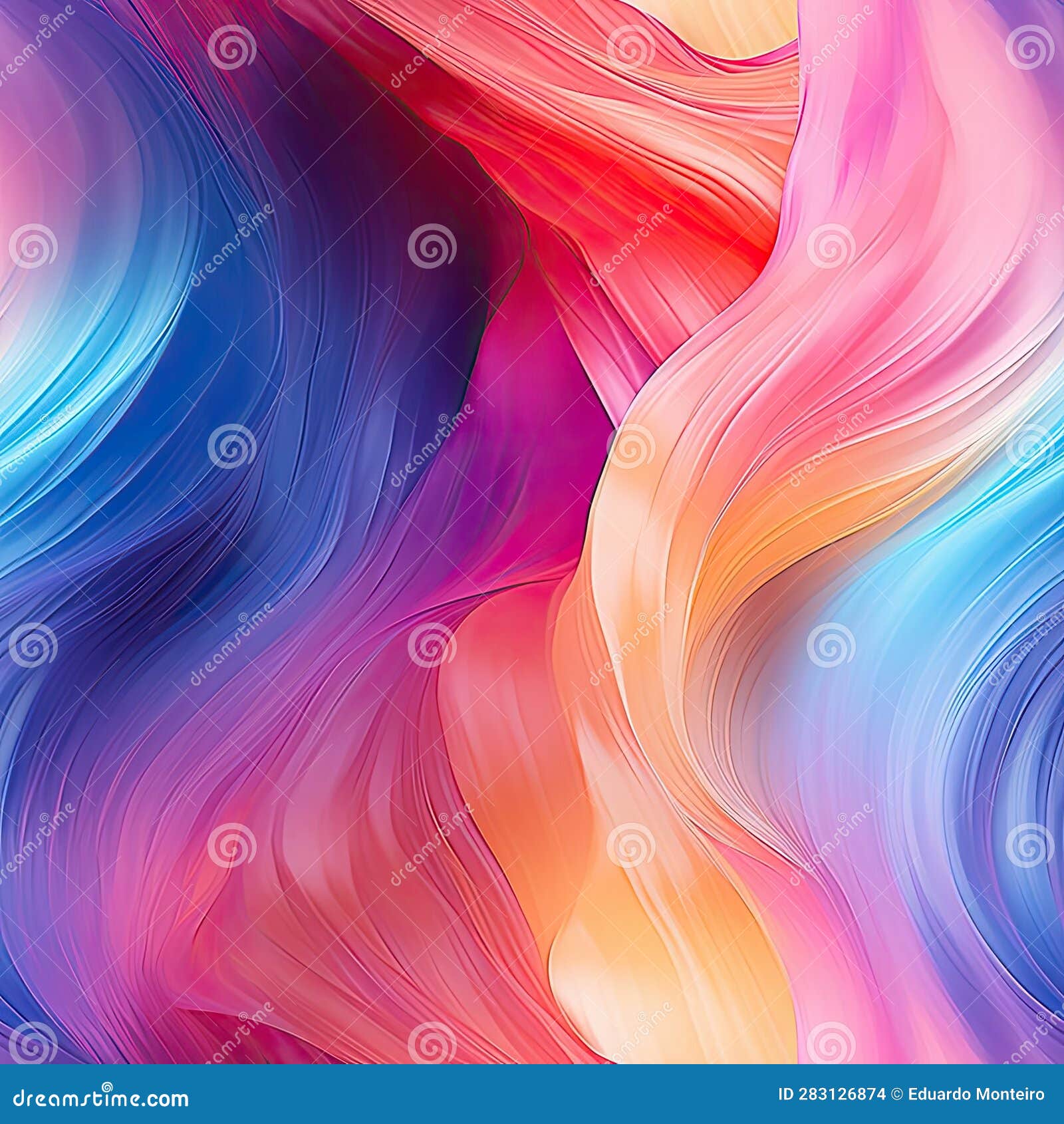 Colorful Flowing Background with Bold yet Graceful Colors (tiled) Stock ...