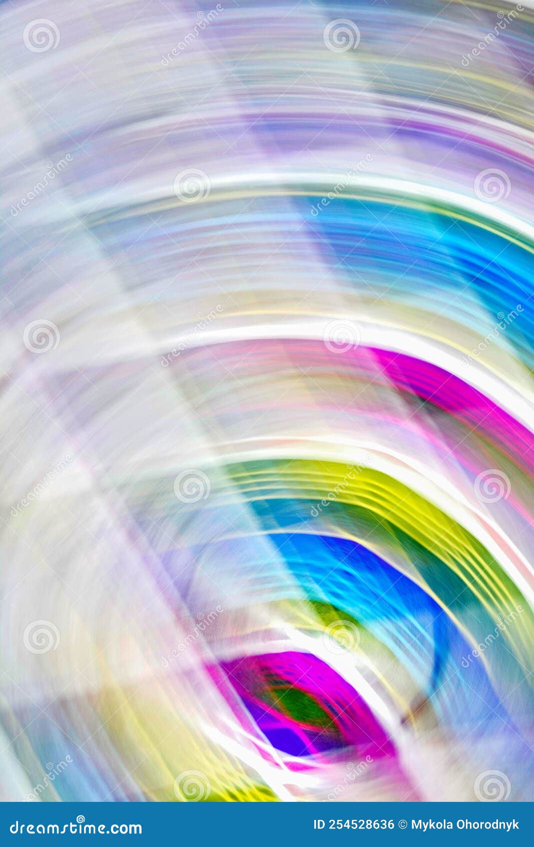 Colorful Flowing Chromatic Holographic Dynamic Waves Stock Photo ...