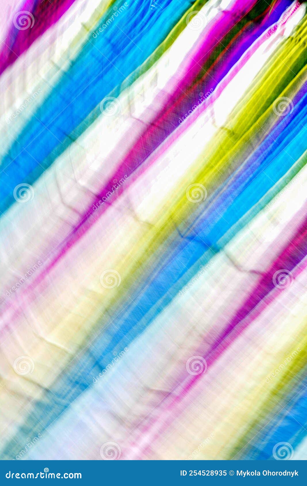 Colorful Flowing Chromatic Holographic Dynamic Waves Stock Image ...