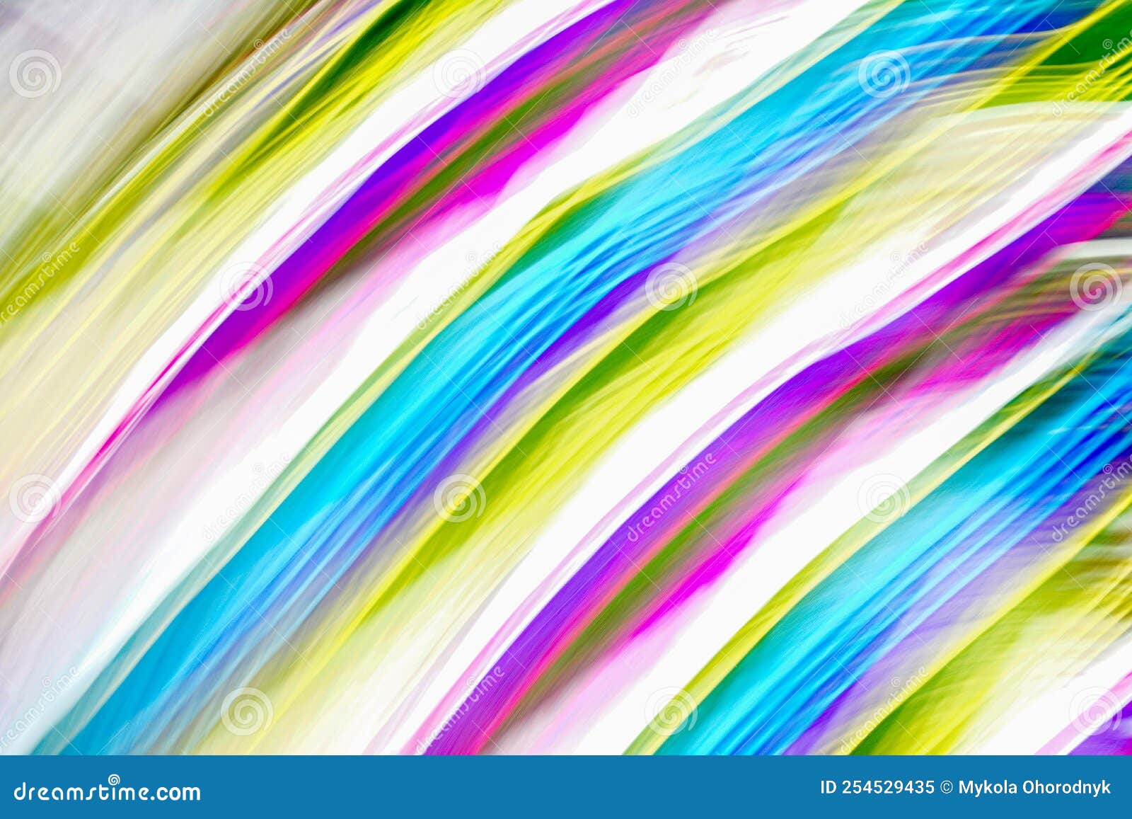 Colorful Flowing Chromatic Holographic Dynamic Waves Stock Image ...