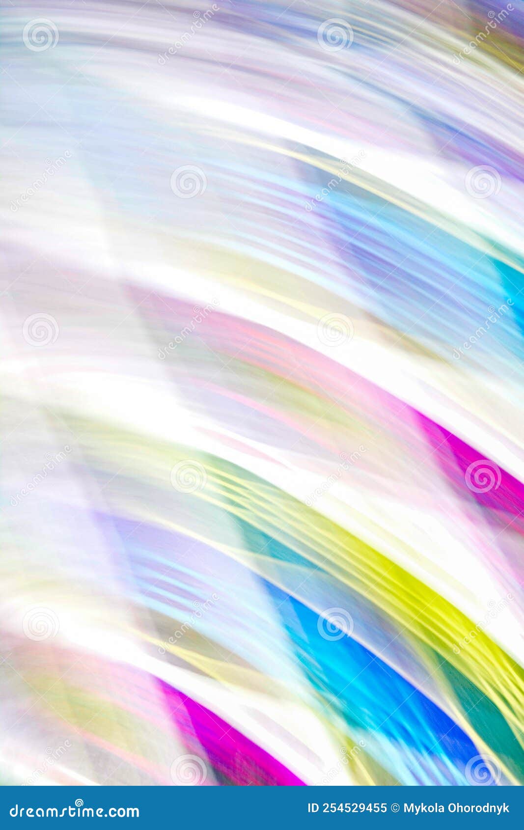 Colorful Flowing Chromatic Holographic Dynamic Waves Stock Image ...
