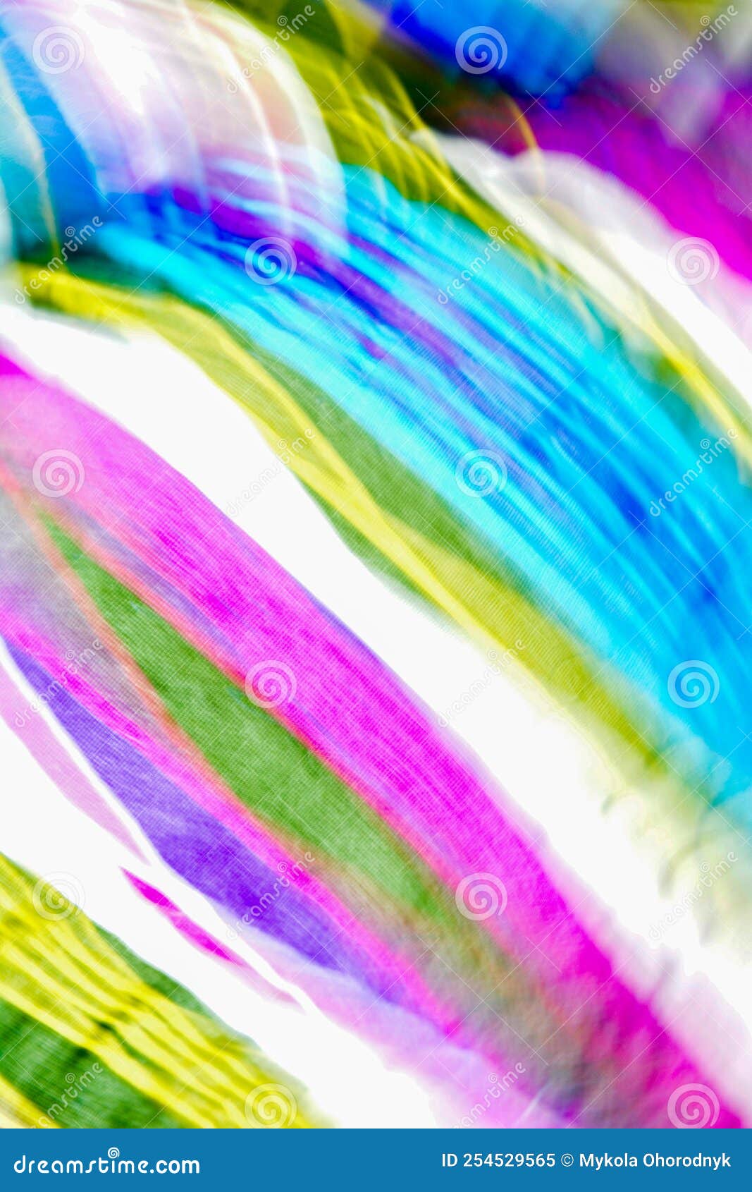 Colorful Flowing Chromatic Holographic Dynamic Waves Stock Image ...