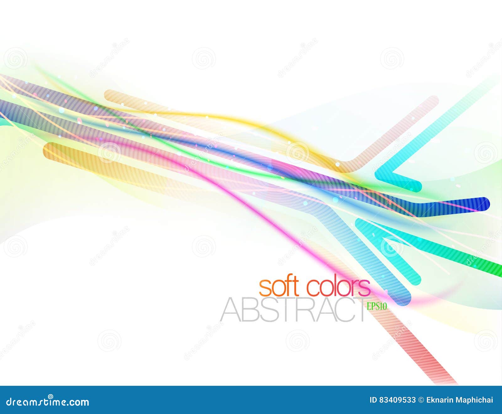 Colorful Flowing with Softness Style Stock Vector - Illustration of ...