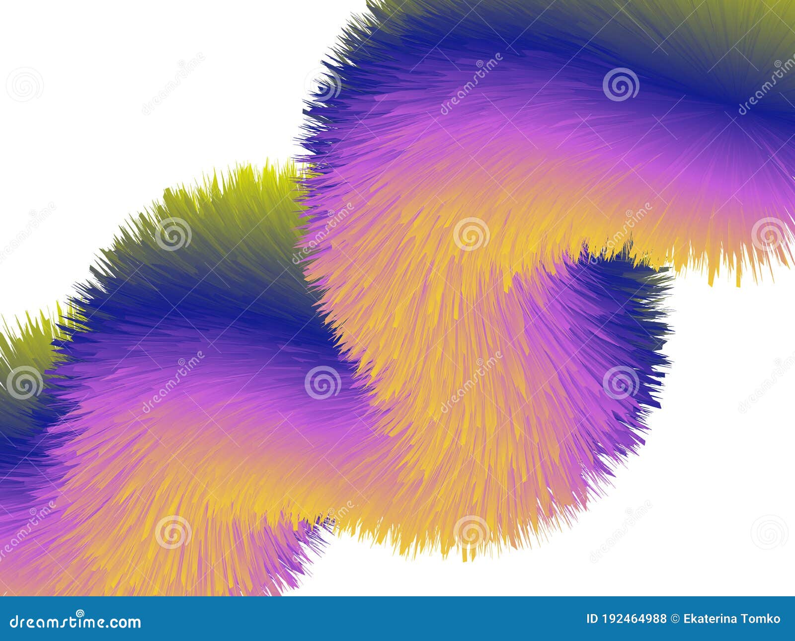Colorful Fluffy Waves. Abstract Background. Vector Design. Eps 10 Stock ...