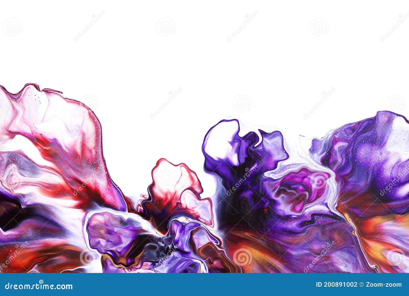 Colorful Fluid Art Abstract Background Stock Illustration ...