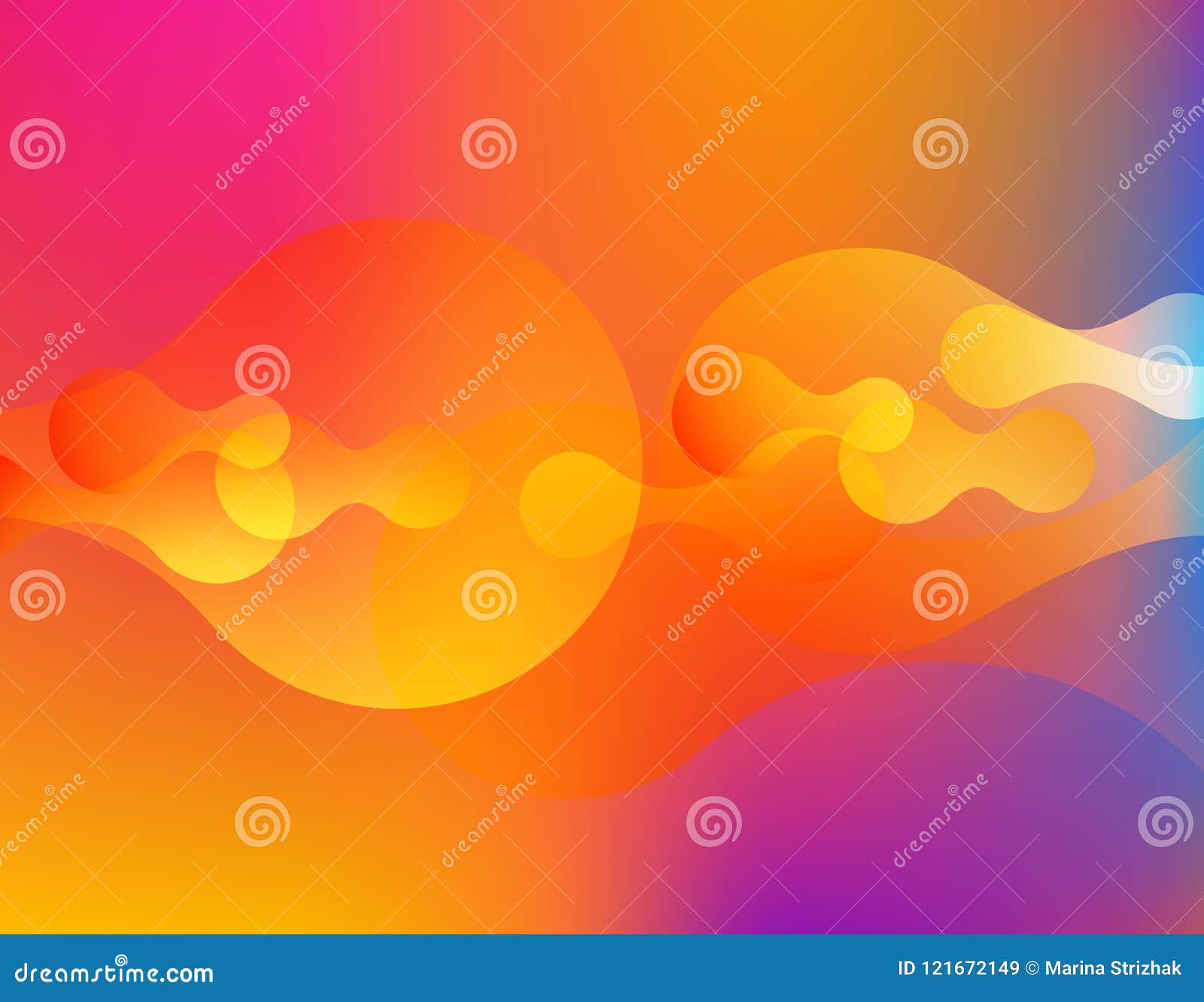 Colorful Fluid Background. Vector Abstract Minimalistic Design Stock ...