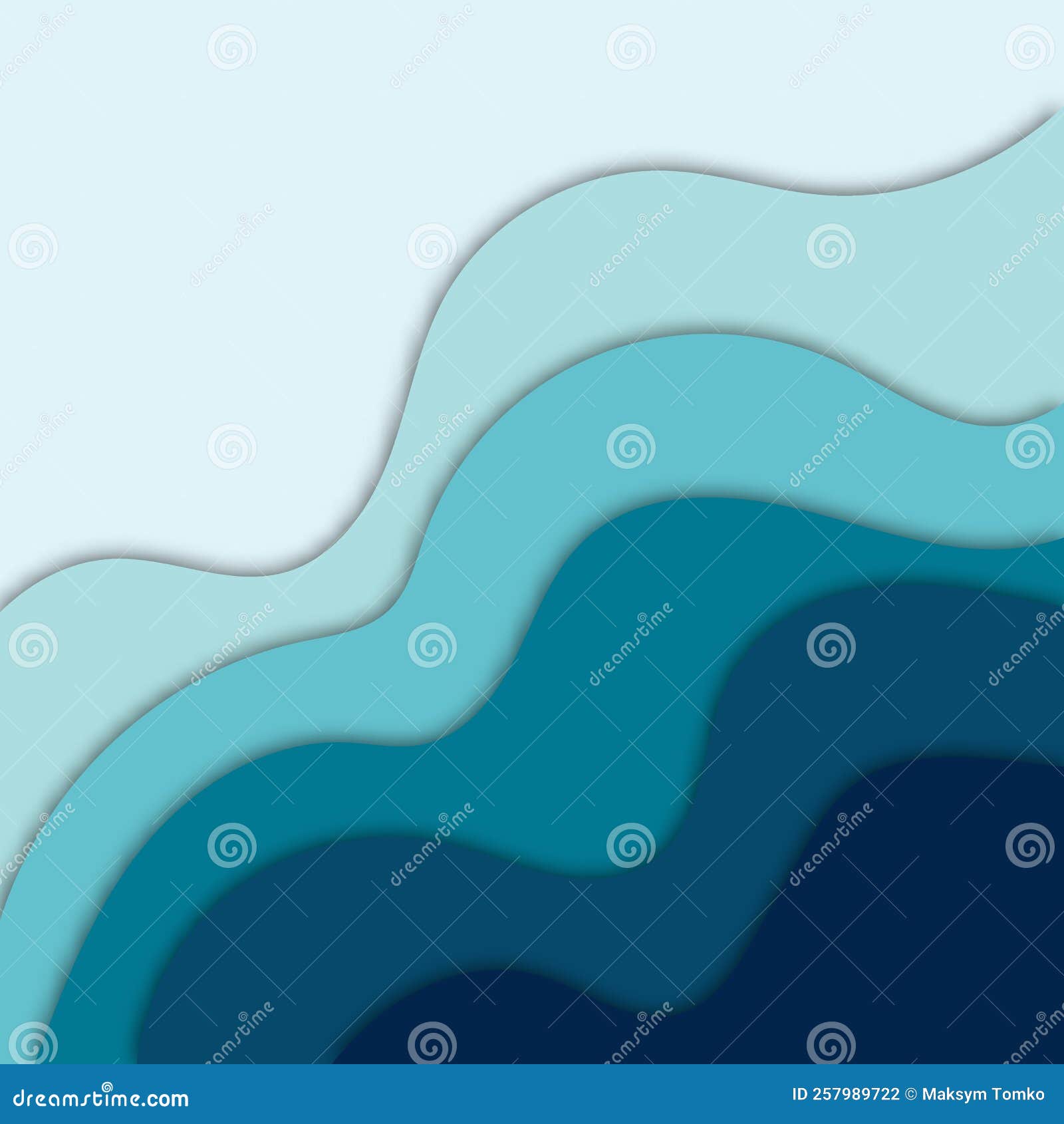 Colorful Fluid Dimension Background Dynamic Wavy Texture Composition. Eps 10 Stock Illustration ...