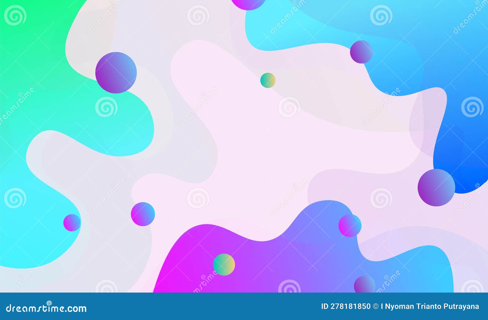 Colorful Fluid Shape Background. Gradient Wavy Shape Background Stock ...