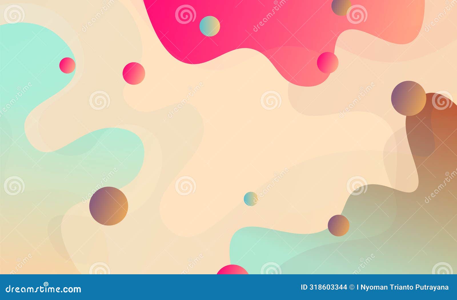Colorful Fluid Shape Background. Stock Illustration - Illustration of ...