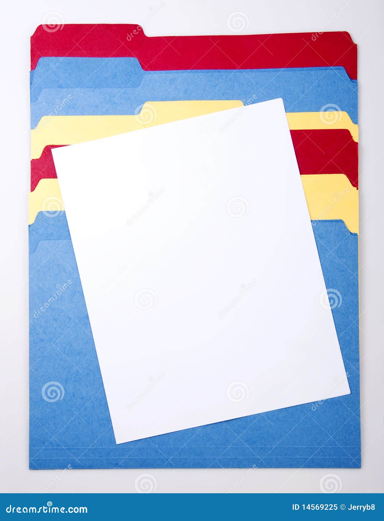 Colorful Folders stock image. Image of colourful, blank - 14569225