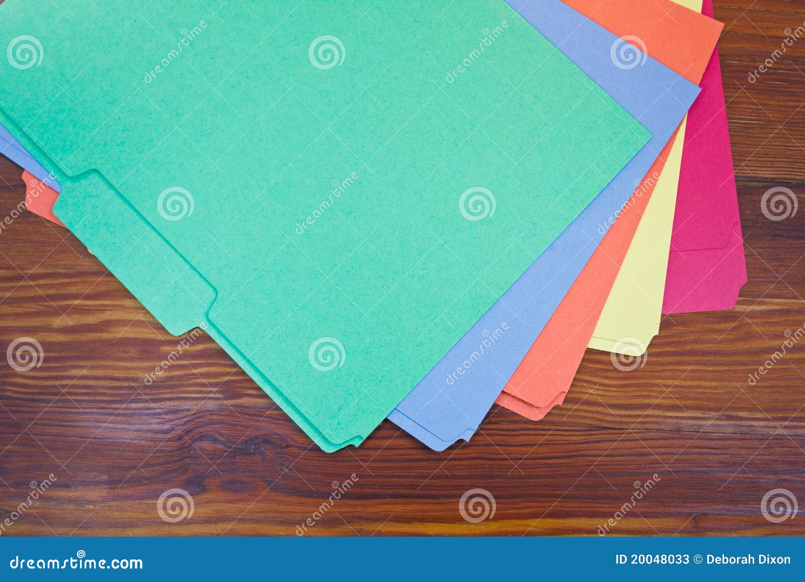 Colorful folders stock image. Image of index, folders - 20048033