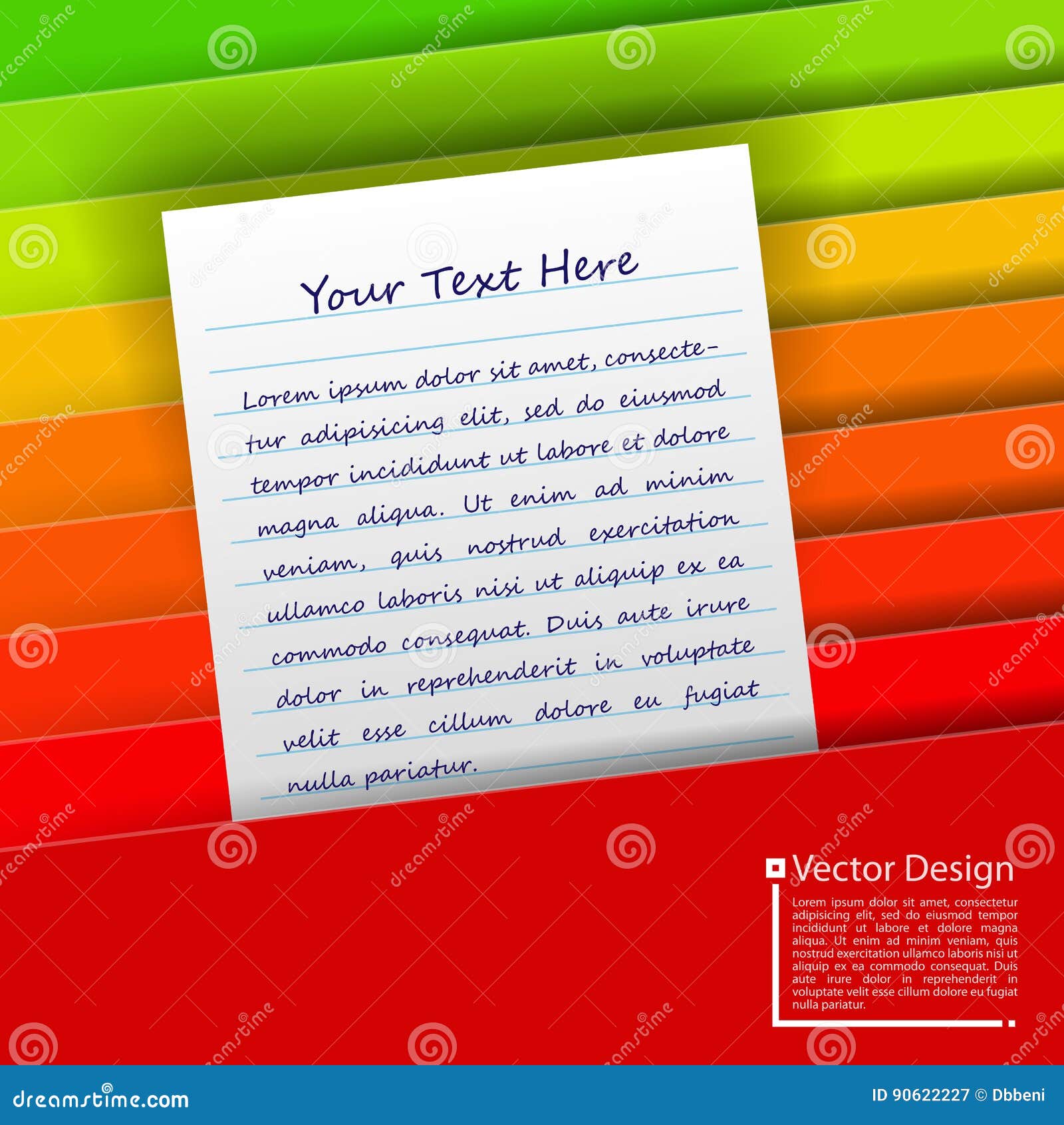 Folders With Paper Sheet And Download Arrow Vector Illustration ...