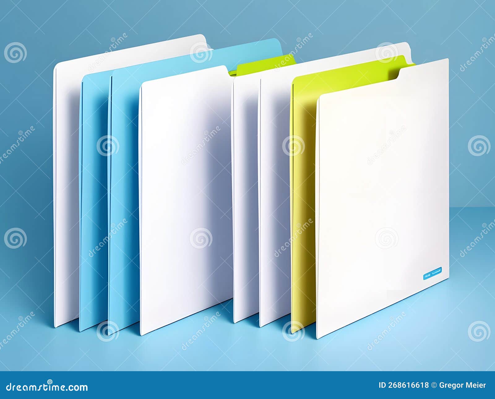 Organized Office Space stock illustration. Illustration of white ...