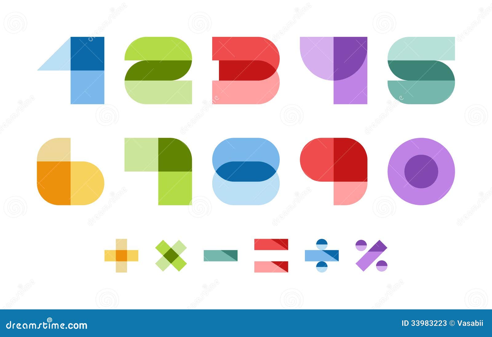 Colorful font stock vector. Illustration of font, shape - 33983223