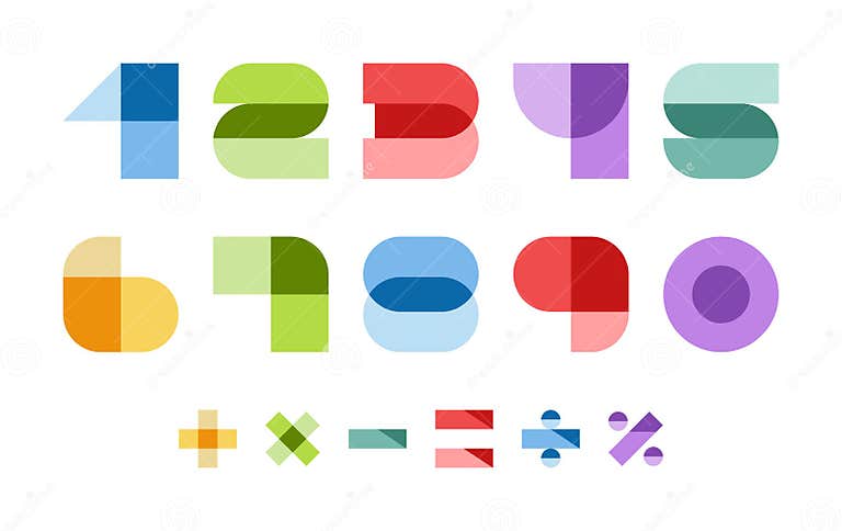 Colorful font stock vector. Illustration of font, shape - 33983223