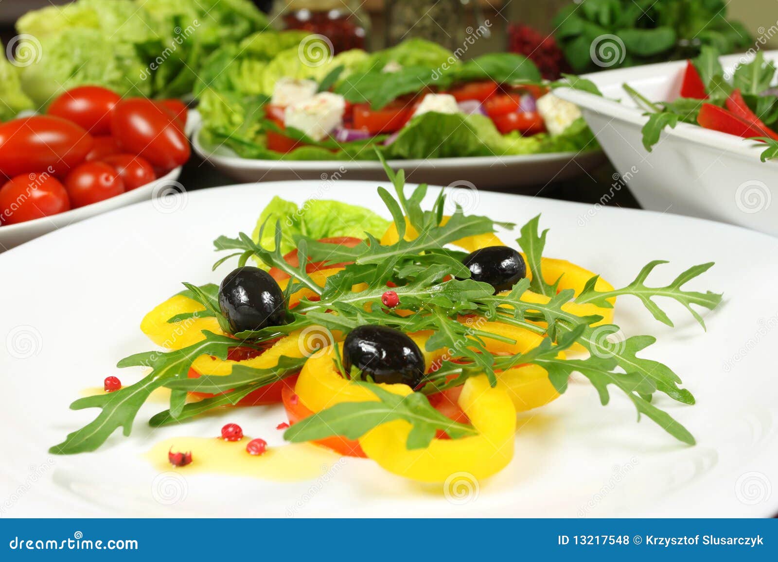 Colorful food stock photo. Image of olive, colorful, arugula - 13217548