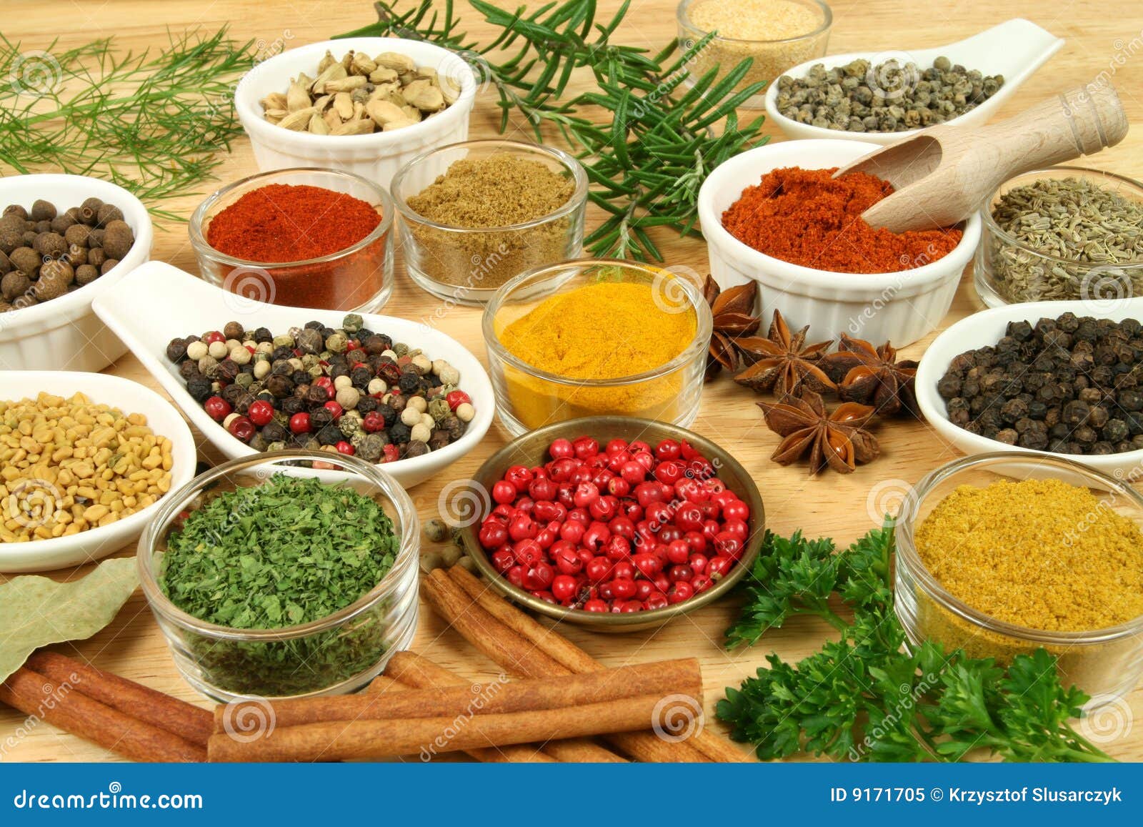 Colorful food stock image. Image of parsley, cardamon - 9171705