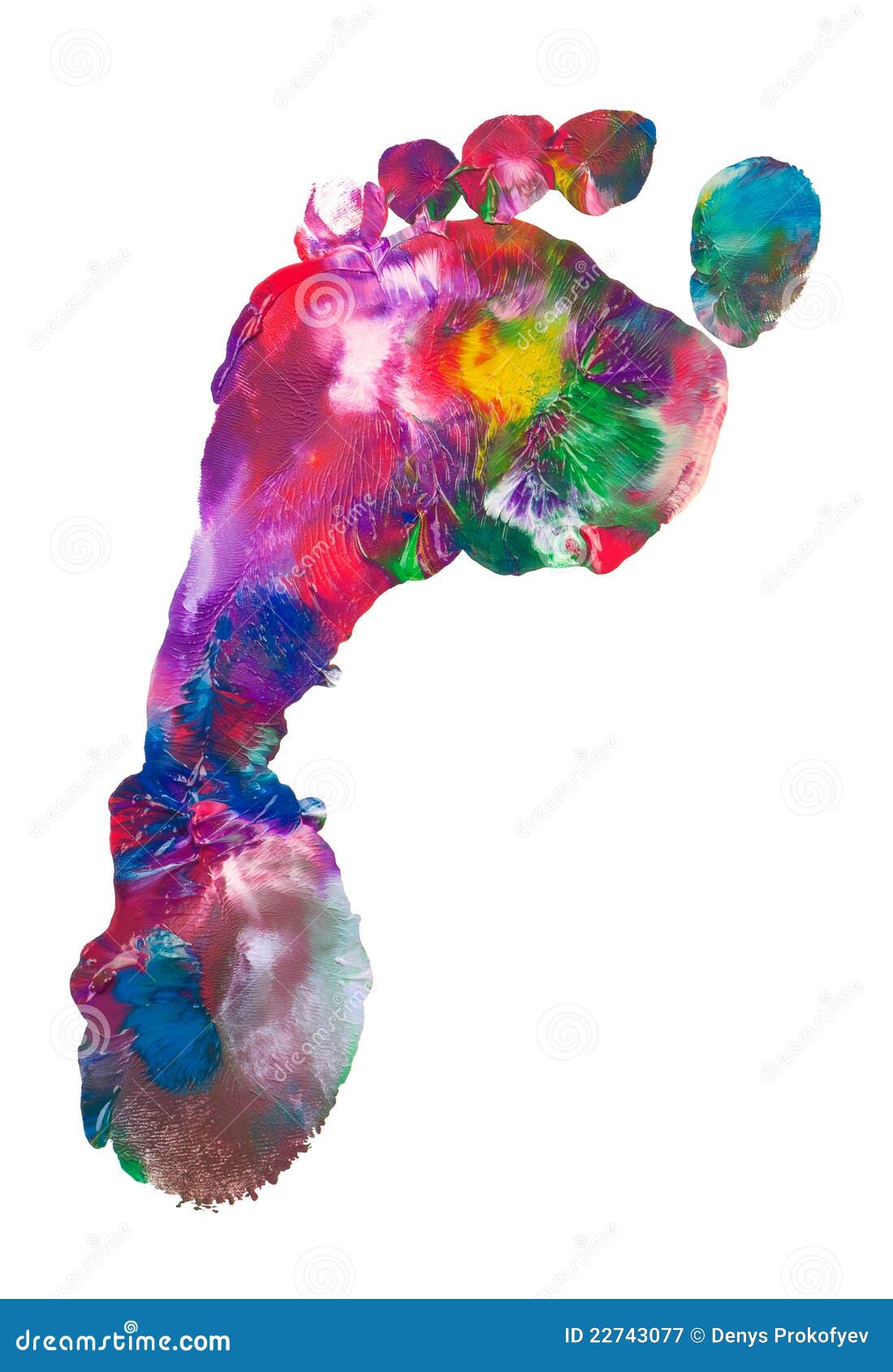 Colorful foot stock image. Image of foot, design, pattern - 22743077