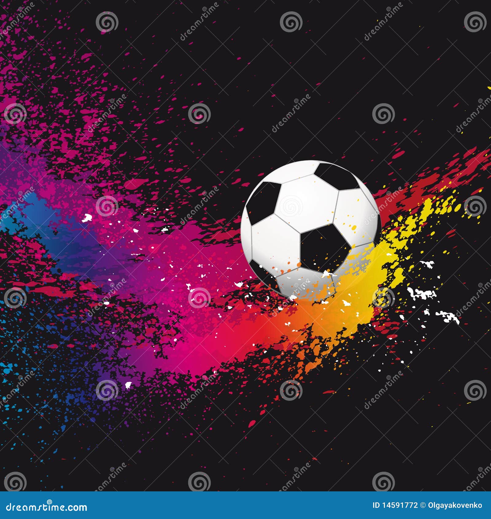 Colorful Footballs Stock Illustrations – 42 Colorful Footballs Stock ...