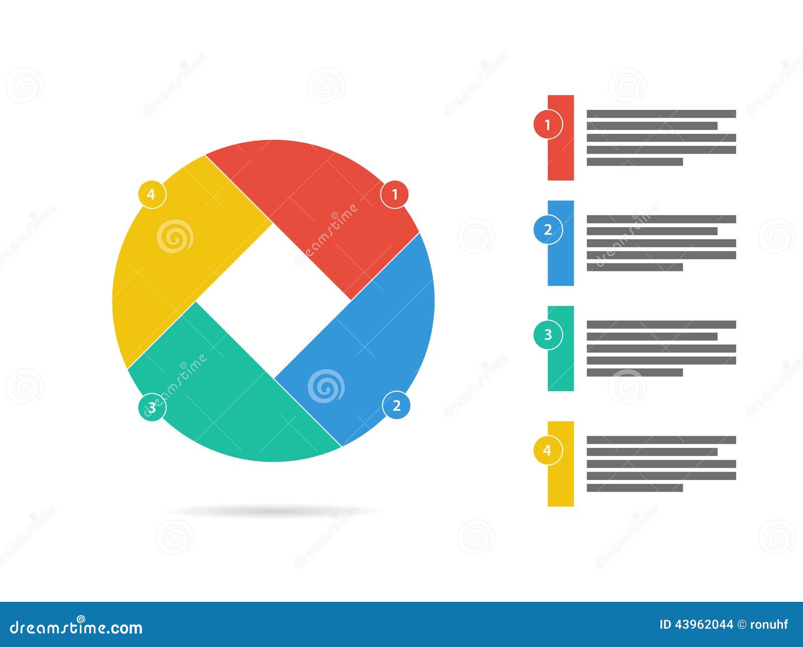 Puzzle Presentation Infographic Diagram Chart Vector Graphic Template ...