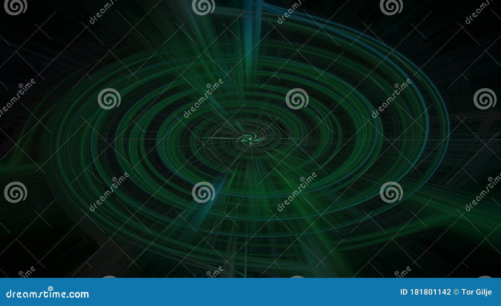 Colorful Fractal Abstract Fiber Circle Background Stock Illustration ...