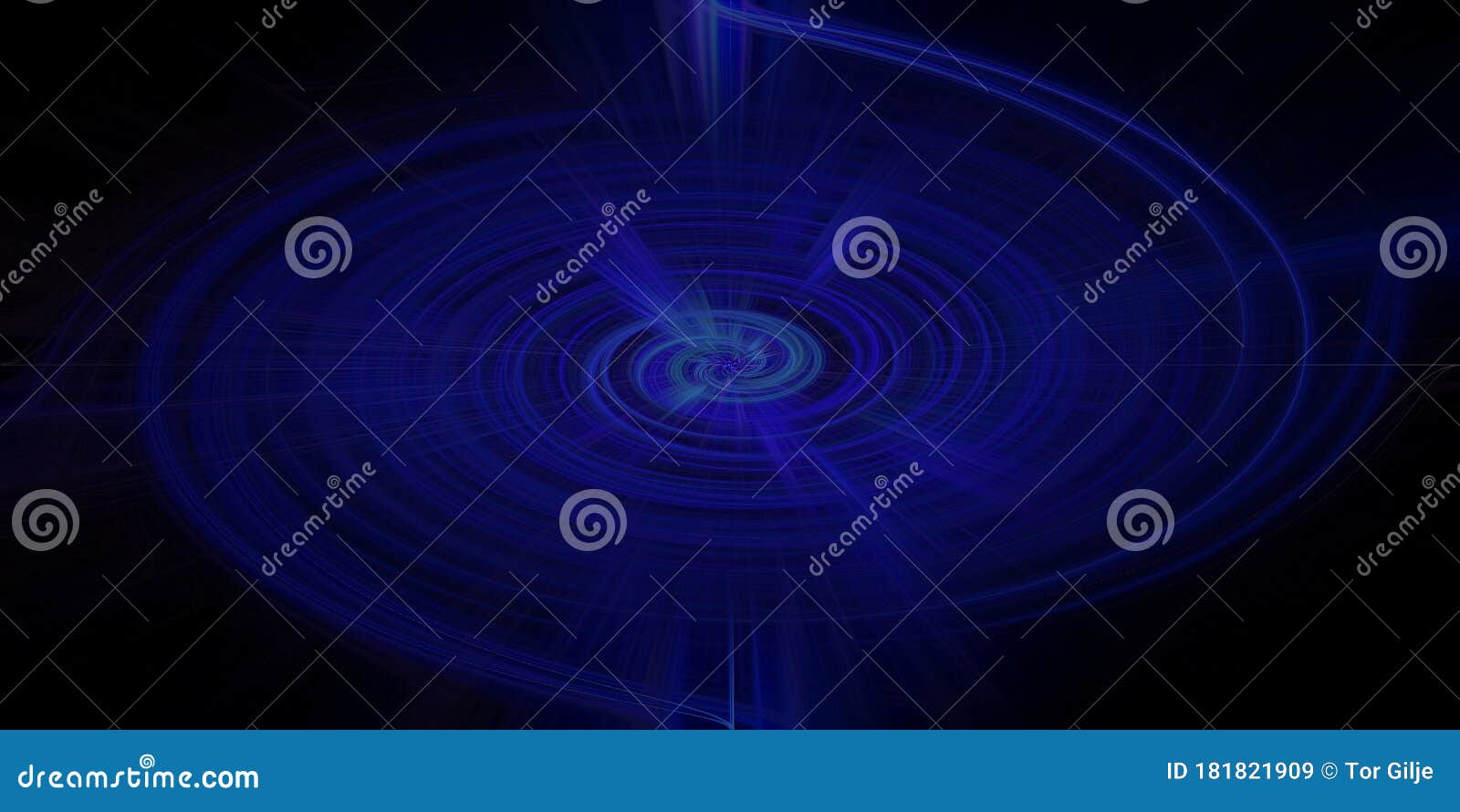 Colorful Fractal Abstract Fiber Circle Background Stock Illustration ...