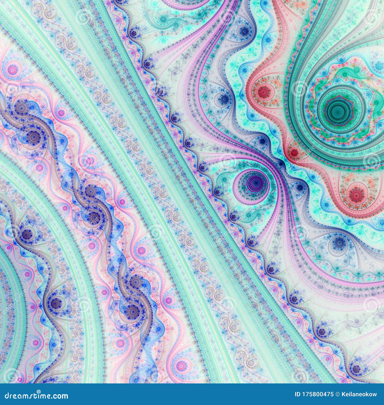 Colorful Fractal Clockwork Texture Stock Illustration - Illustration of ...