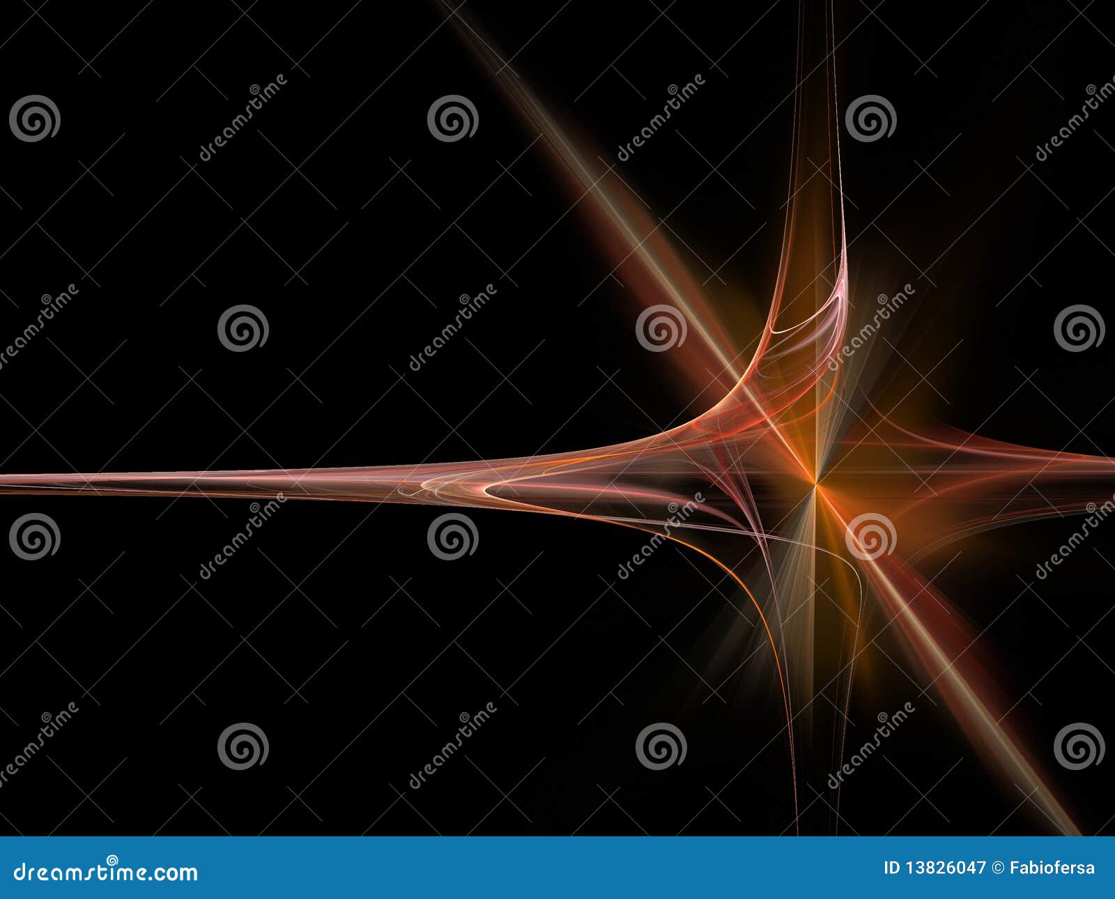 Colorful fractal light stock illustration. Illustration of fractals ...