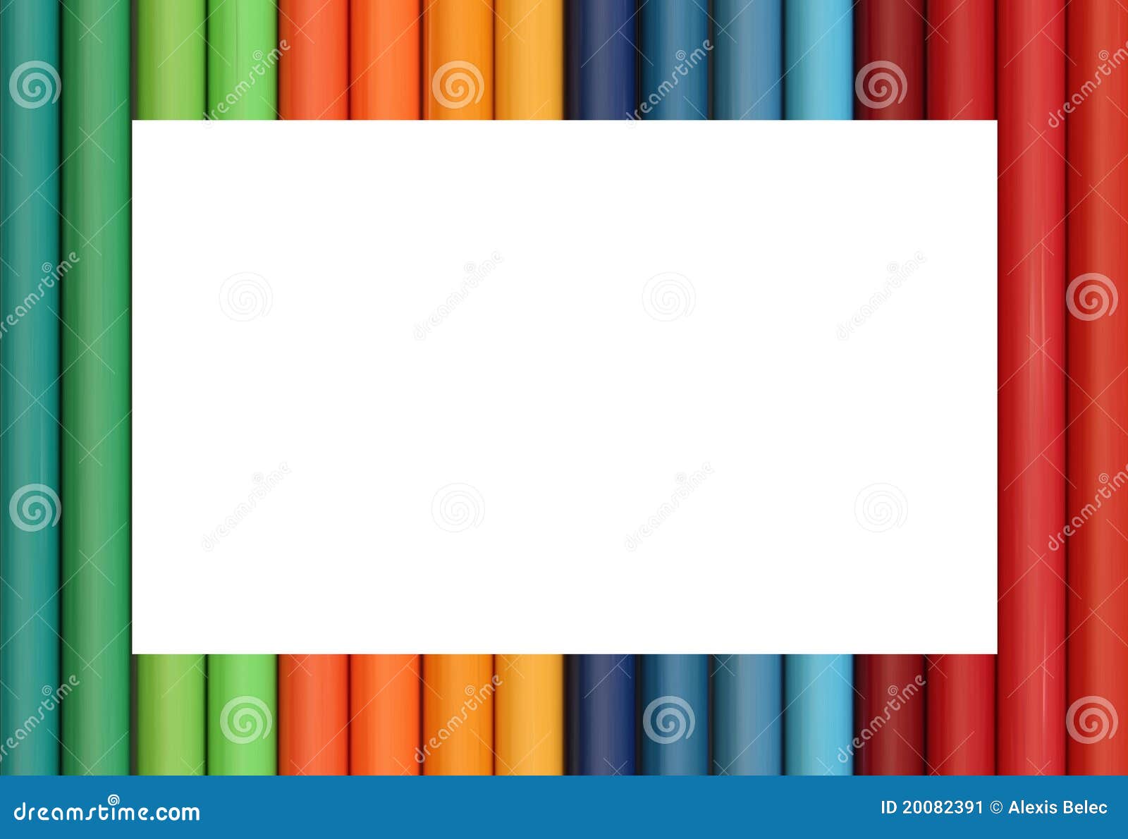 Colorful frame stock image. Image of space, pattern, pencil - 20082391