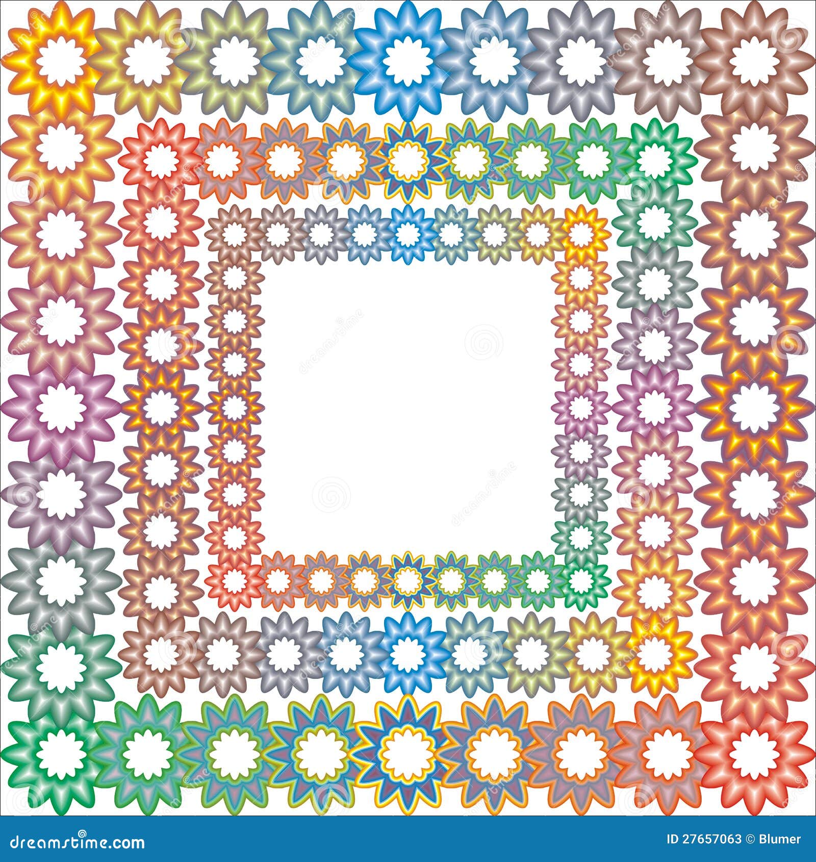 Colorful frame stock vector. Illustration of vector, vintage - 27657063