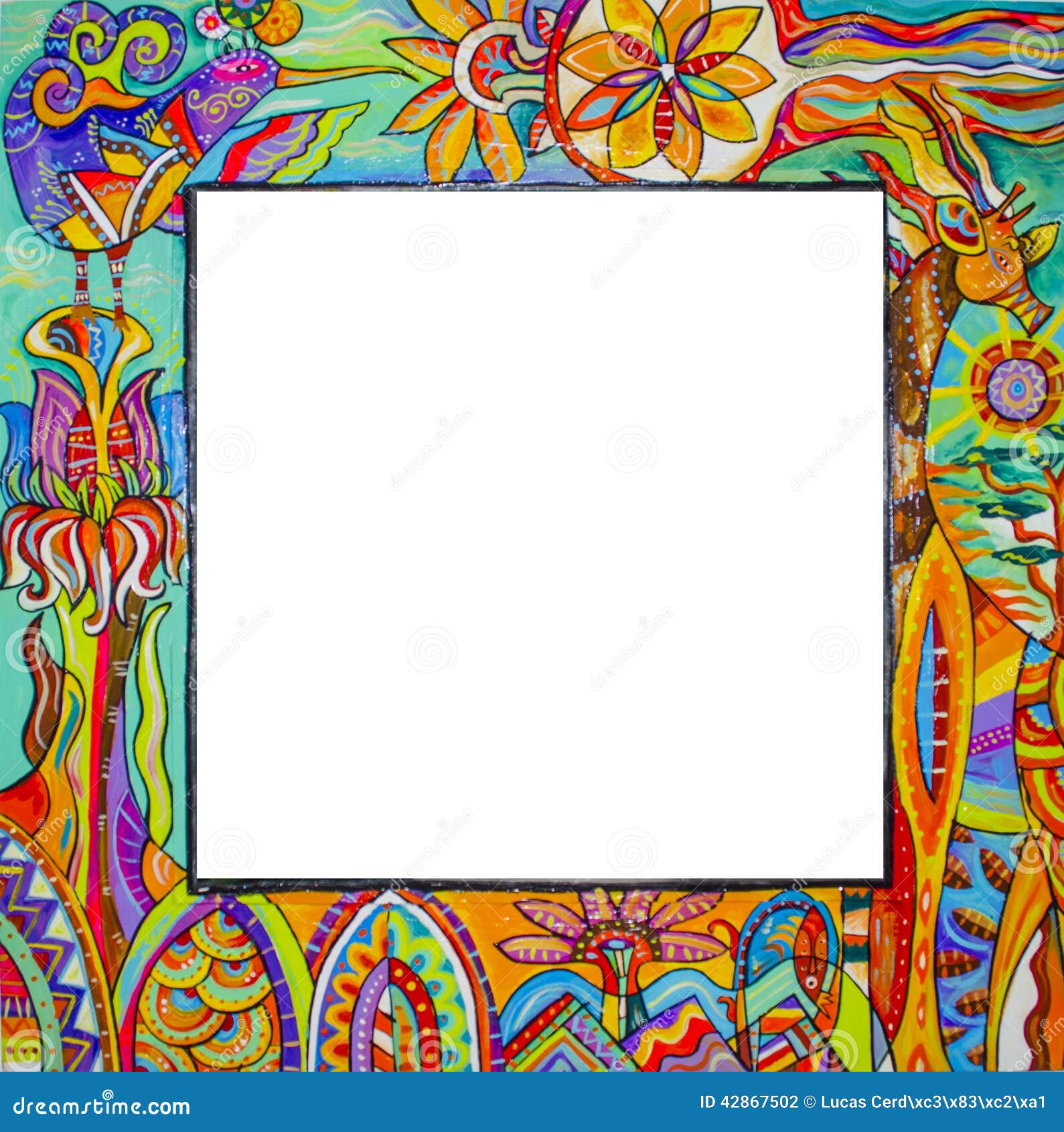Colorful frame stock photo. Image of colorful, copy, border - 42867502