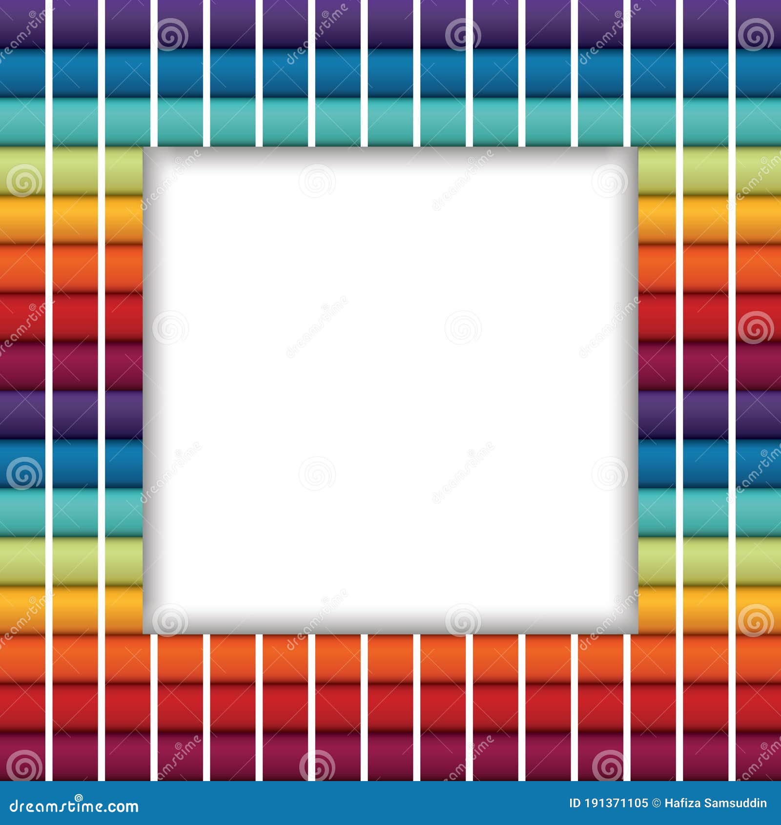 Colorful Frame. Vector Illustration Decorative Design Stock Vector ...