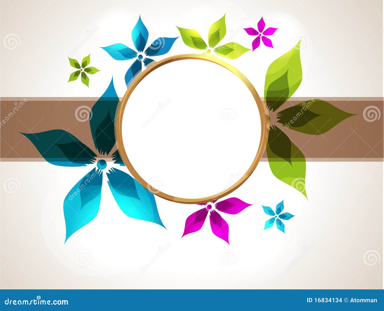 Colorful Frame for Your Design Stock Vector - Illustration of ornate ...