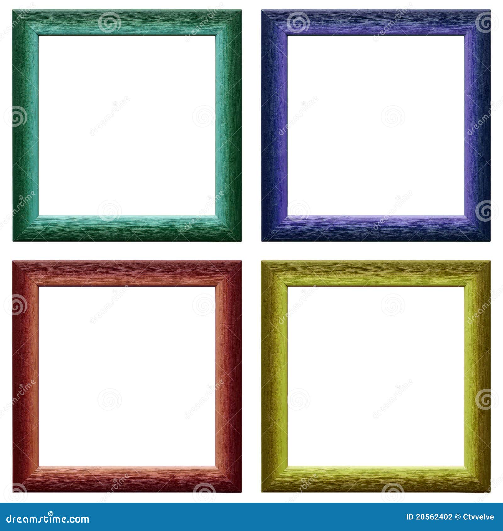 Colorful frames stock photo. Image of isolated, scroll - 20562402